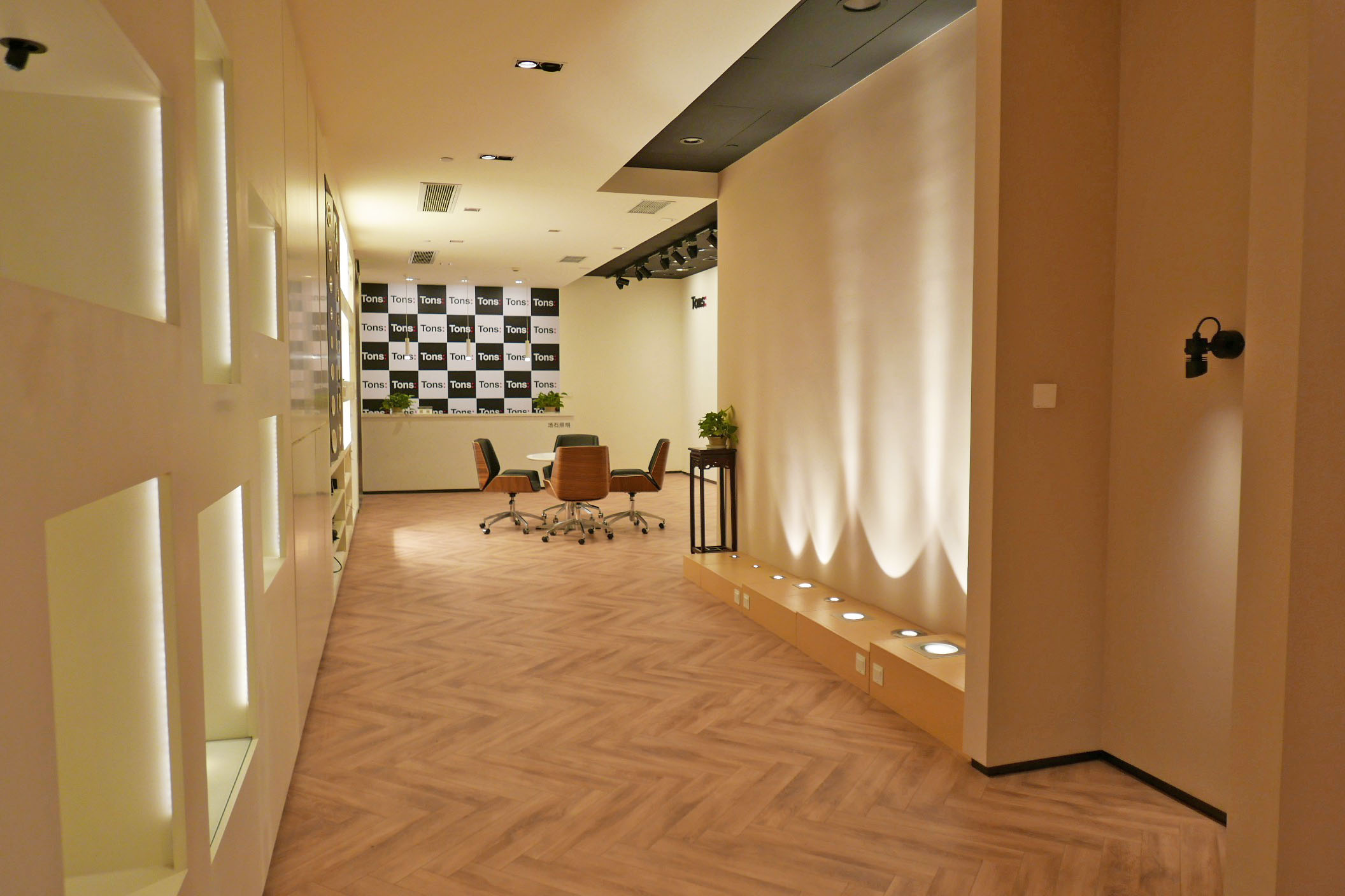 TONS Shanghai exhibition room and office interior design by TL ...