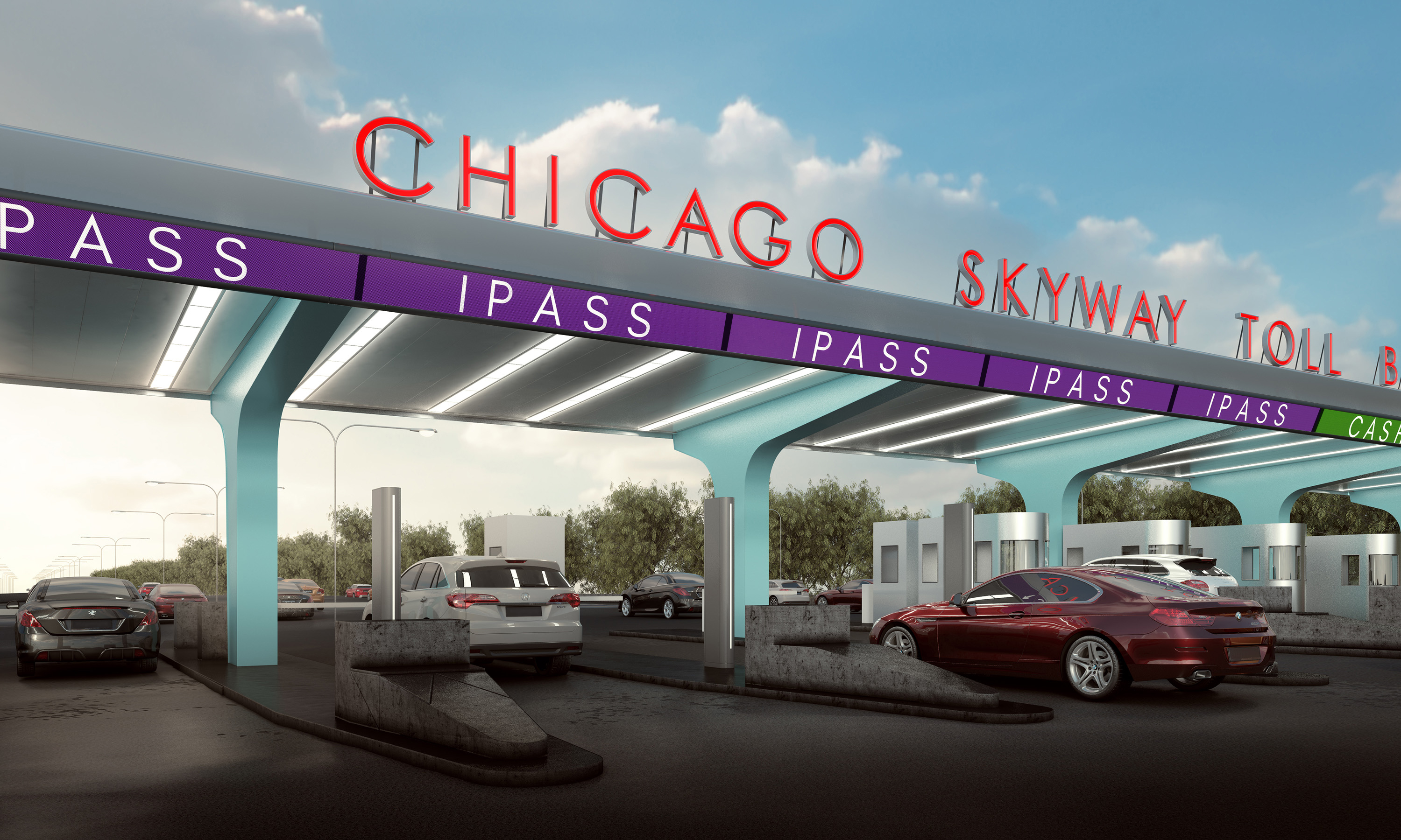 Restoration of Historic Chicago Skyway Canopy by Skidmore, Owings ...