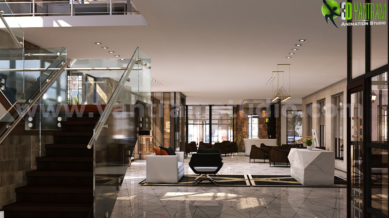 Conceptual 3D Exterior & Interior Building Rendering by Yantram by ...