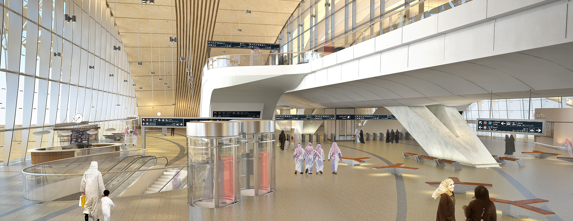 Riyadh Metro Western Station by Omrania - Architizer