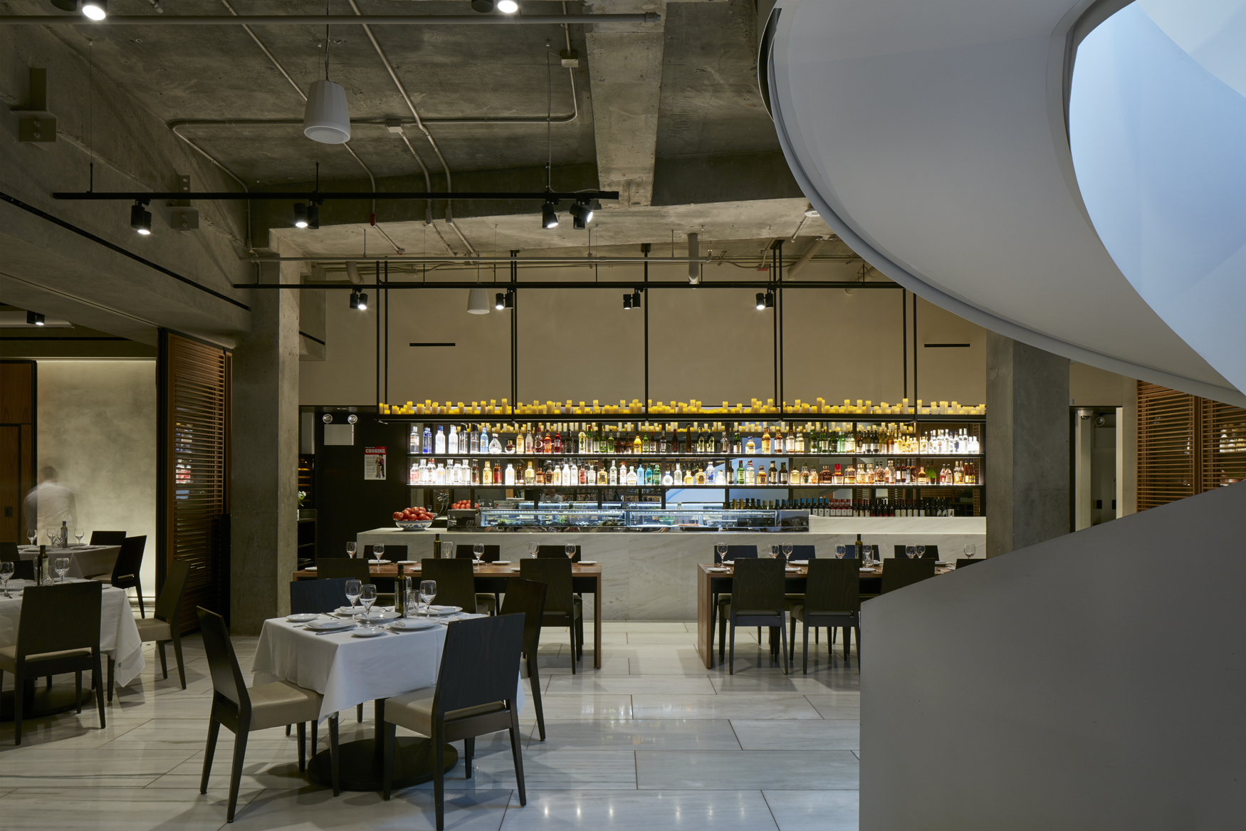 Restaurant Milos New York by Alain Carle Architecte - Architizer
