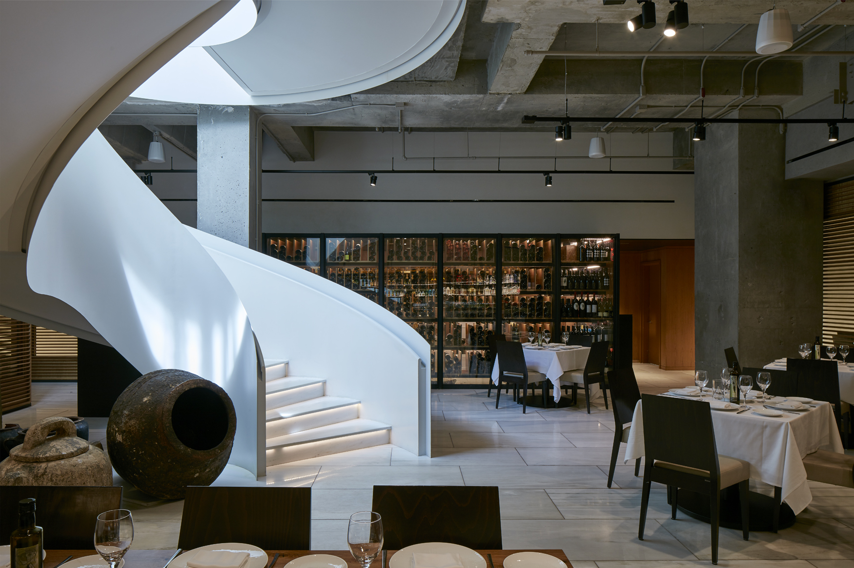 Restaurant Milos New York by Alain Carle Architecte - Architizer