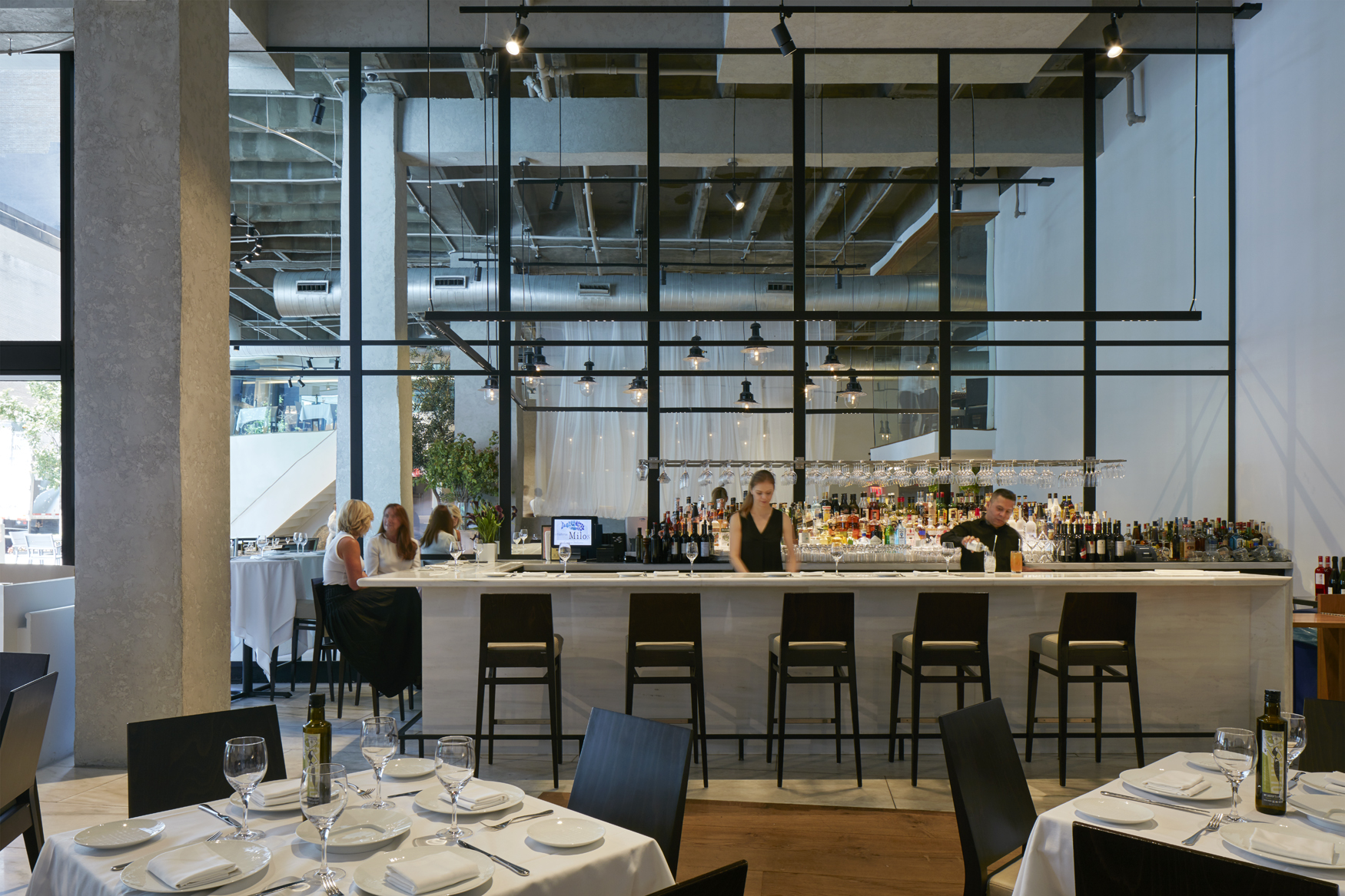 Restaurant Milos New York by Alain Carle Architecte - Architizer