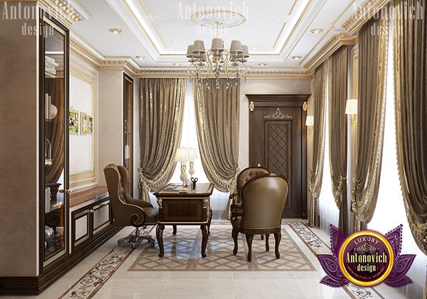 Vigorous Home Office Design by LUXURY ANTONOVICH DESIGN - Architizer