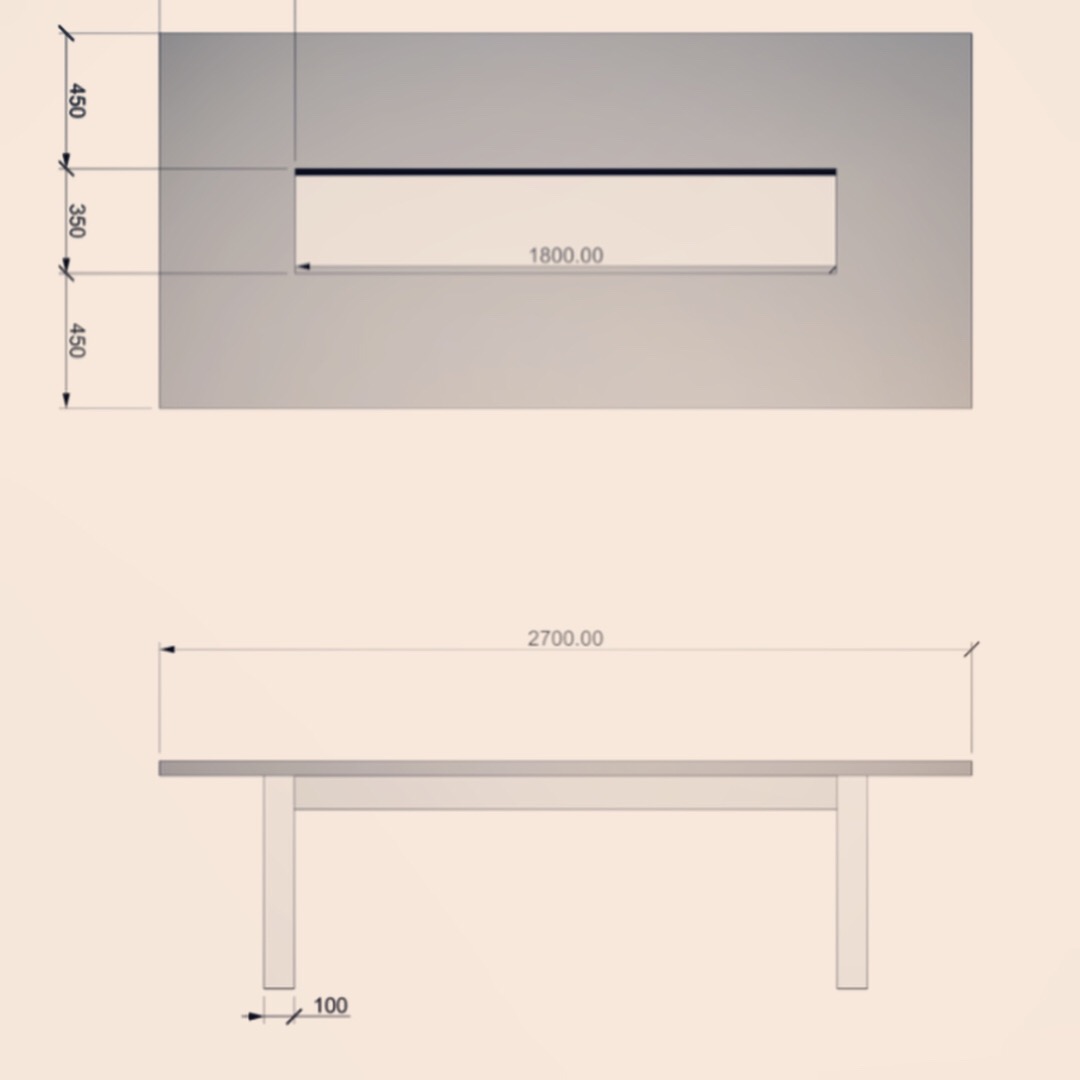 Wood and Metal Table by BioMatWW - Architizer
