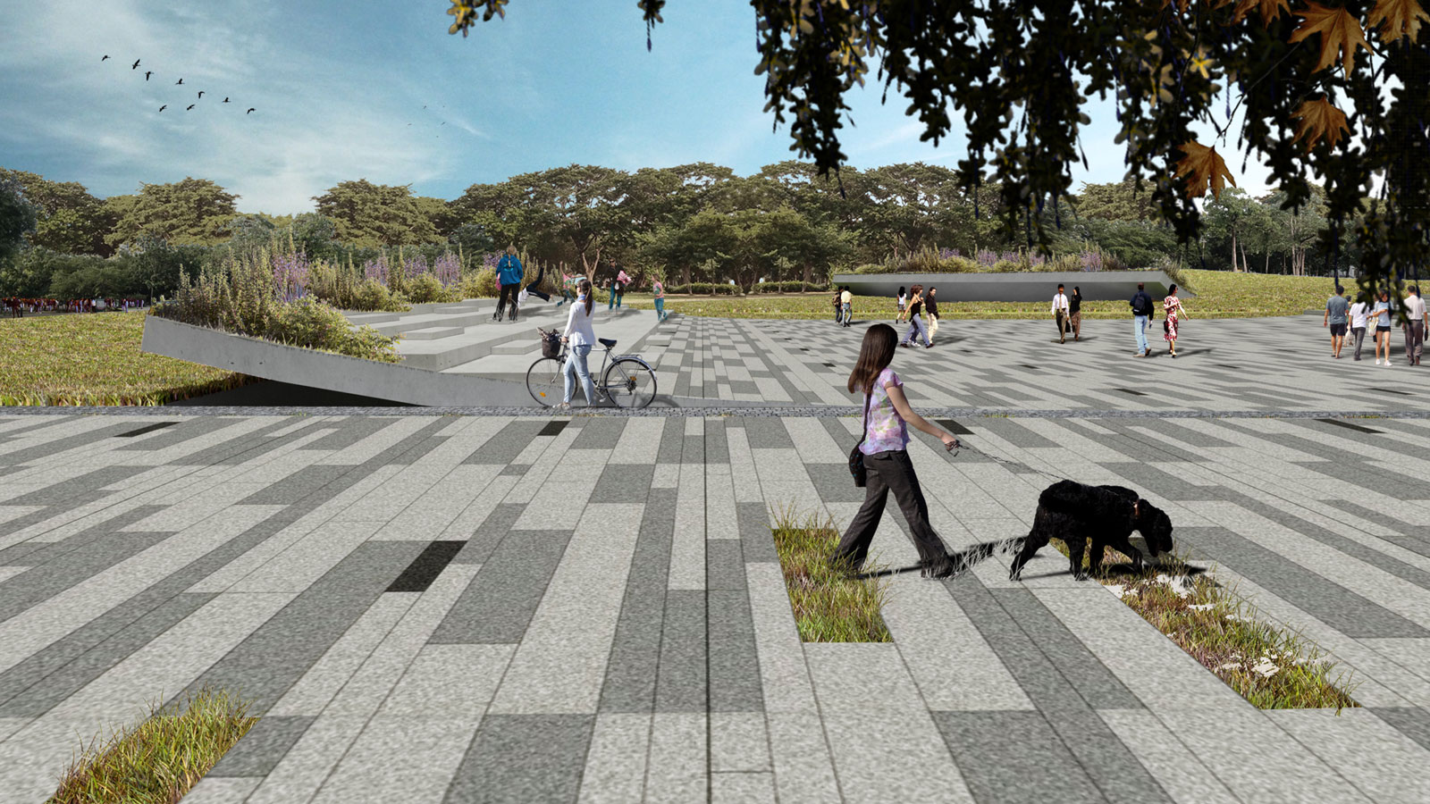 Shueipingwun Park Underground Parking and Landscape Design by MIIM ...