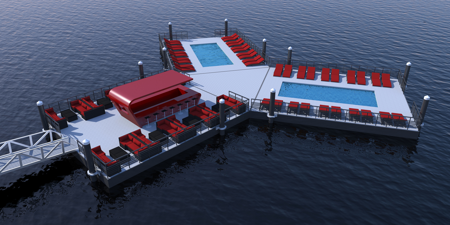 Floating Bar and Swimming Pool by AREN ARCHITECTS - Architizer