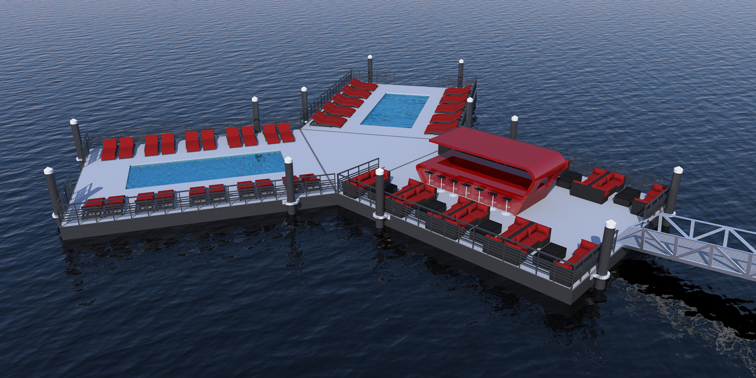 Floating Bar and Swimming Pool by AREN ARCHITECTS - Architizer