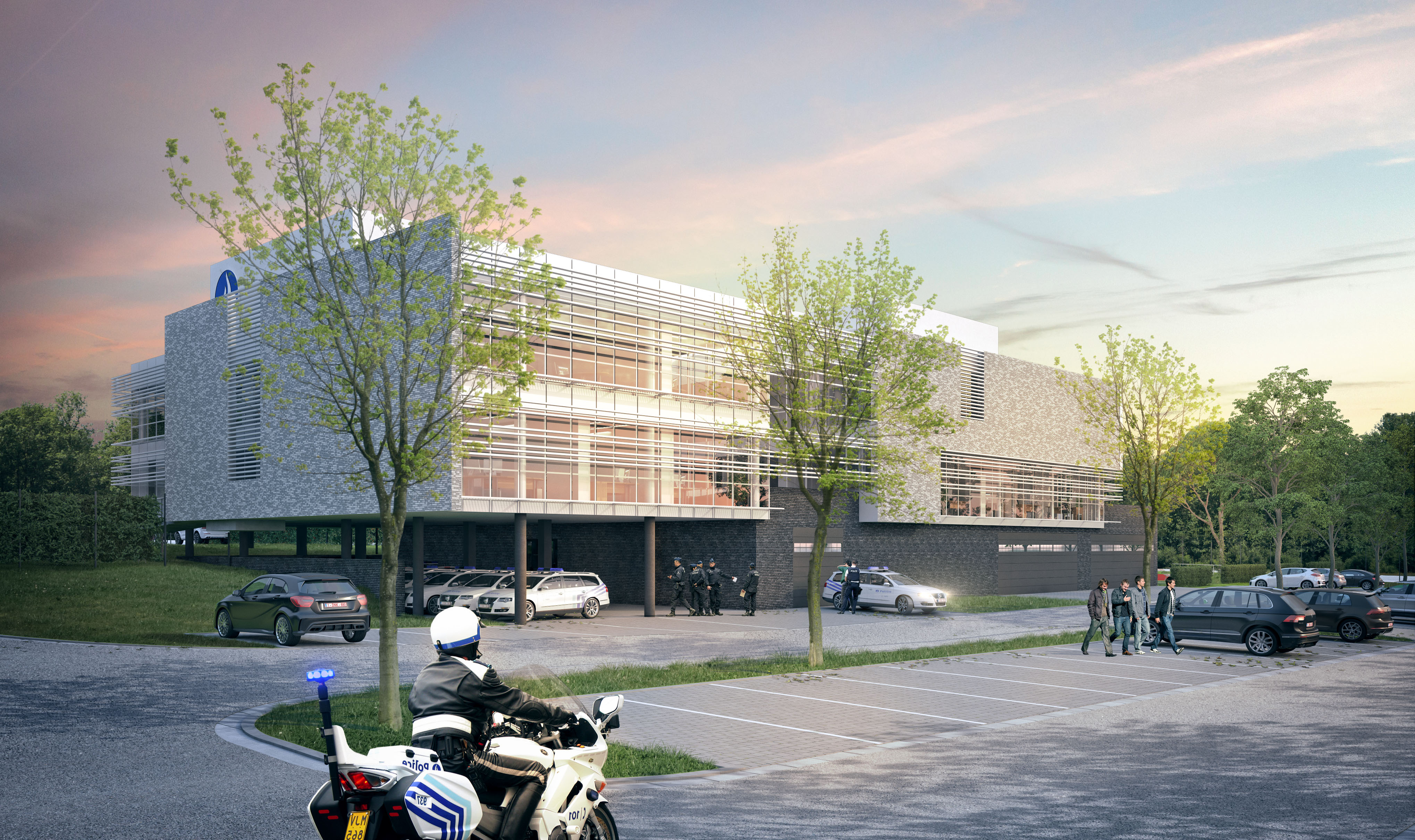 POLICE STATION DINANT by BAEB - Bureau d'Architects Emmanuel Bouffioux ...