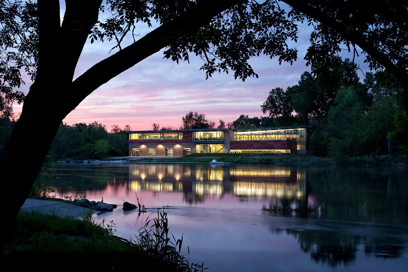 University of Iowa P. Sue Beckwith Boathouse by Neumann Monson ...