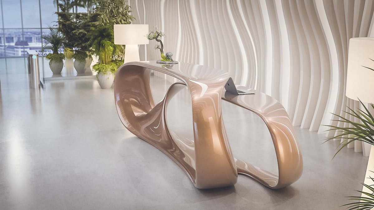 Drevva Reception Desk by Nüvist by Nüvist, Ltd. - Architizer