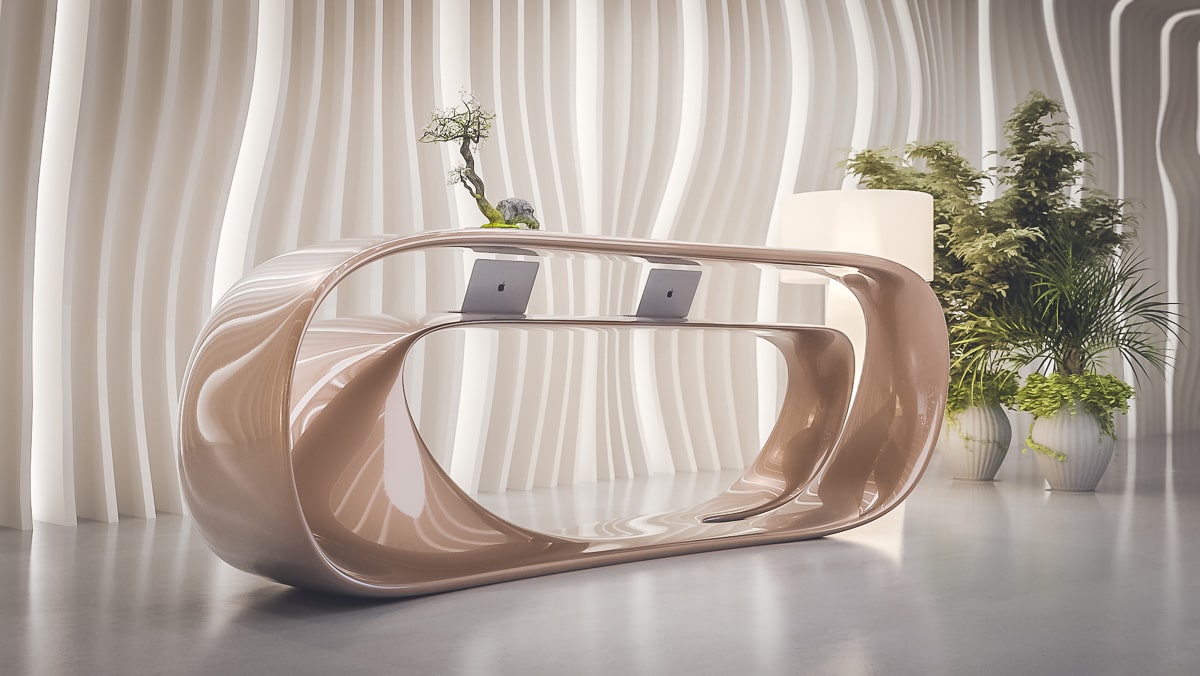 Drevva Reception Desk by Nüvist by Nüvist, Ltd. - Architizer