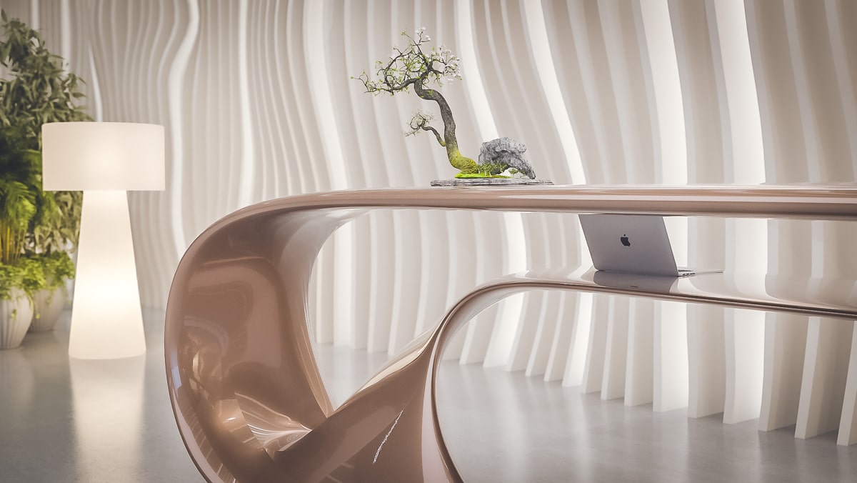 Drevva Reception Desk by Nüvist by Nüvist, Ltd. - Architizer