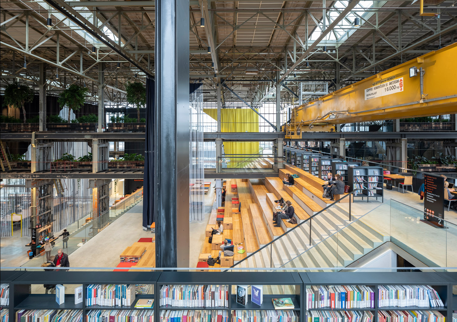 LocHal Library Interior Design by Mecanoo by Mecanoo - Architizer