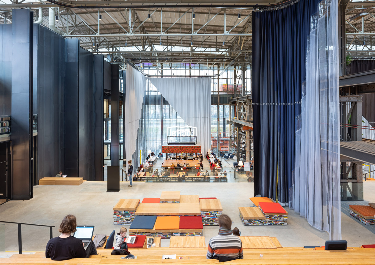 LocHal Library Interior Design by Mecanoo by Mecanoo - Architizer