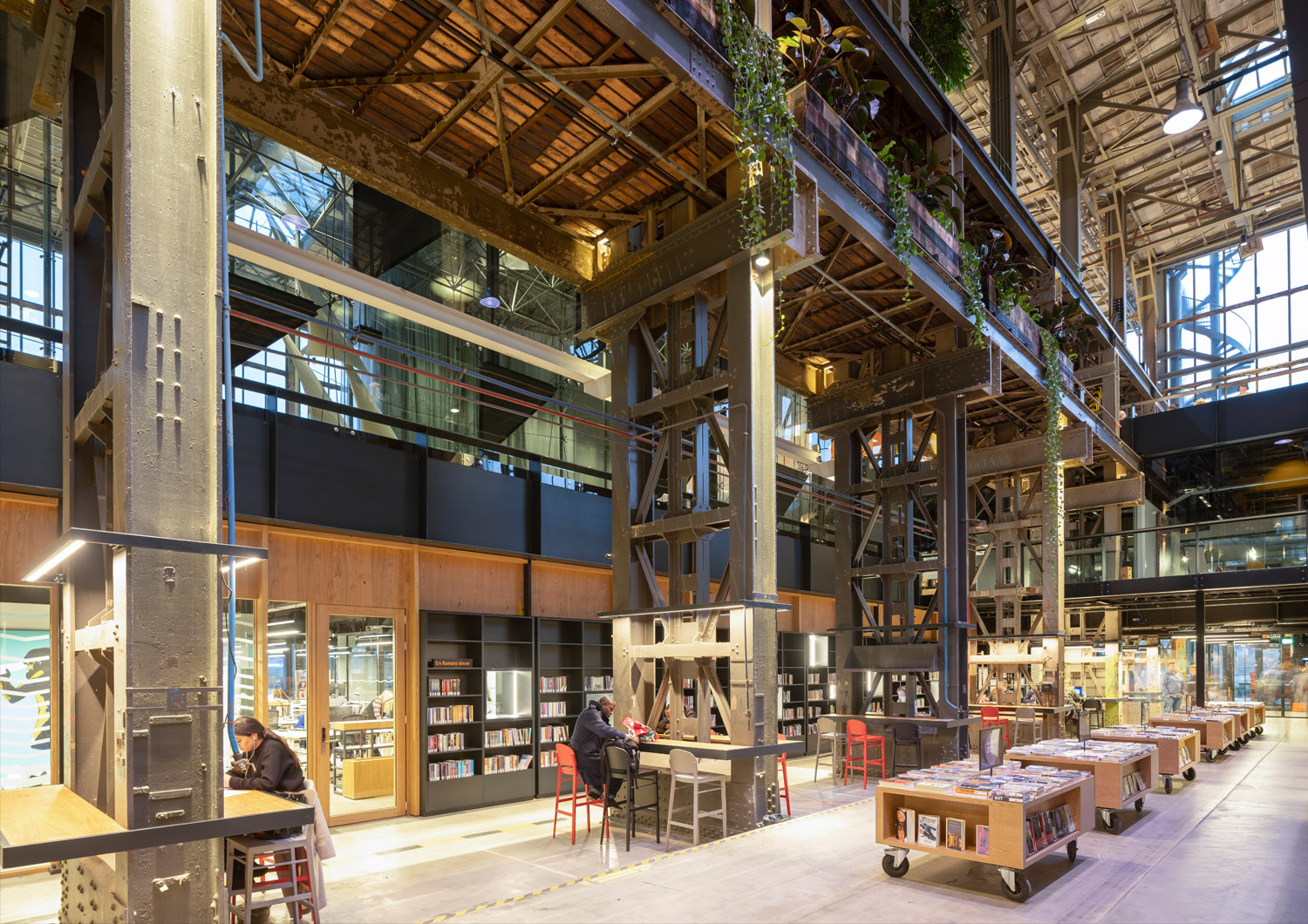 LocHal Library Interior Design by Mecanoo by Mecanoo - Architizer