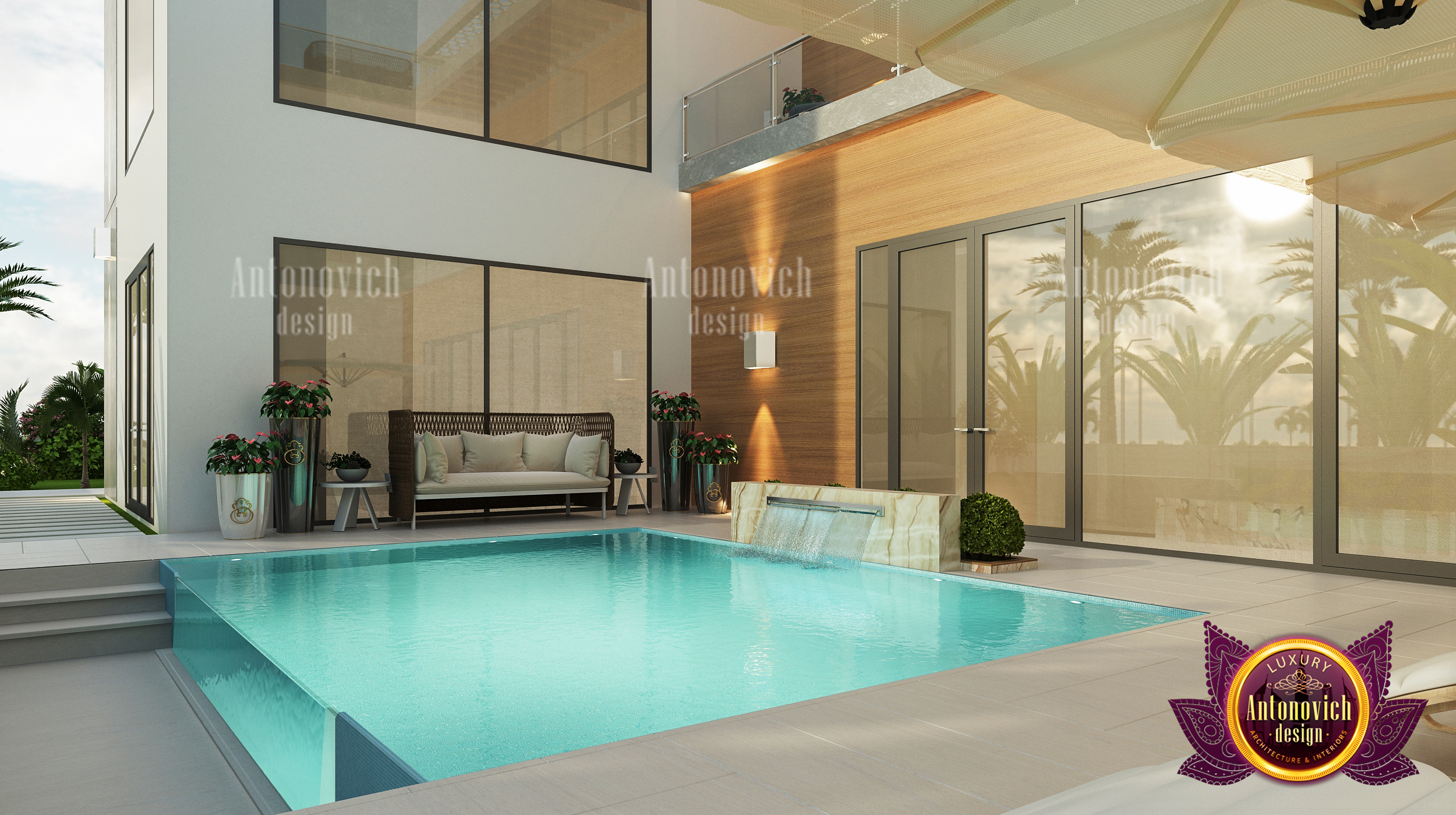 Cozy Modern Hotel Exterior by LUXURY ANTONOVICH DESIGN - Architizer