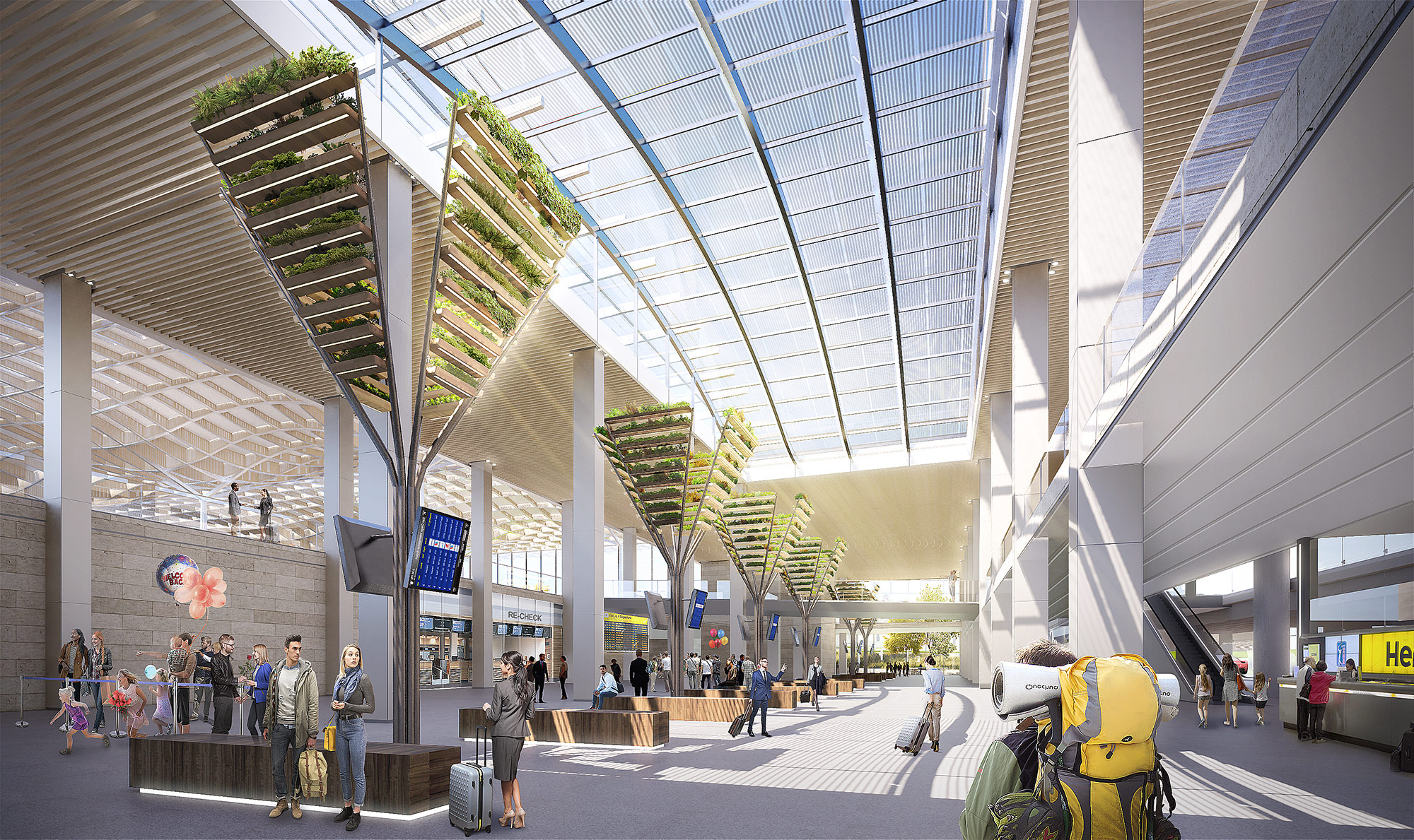 O'Hare Global Terminal by Skidmore, Owings & Merrill (SOM) - Architizer