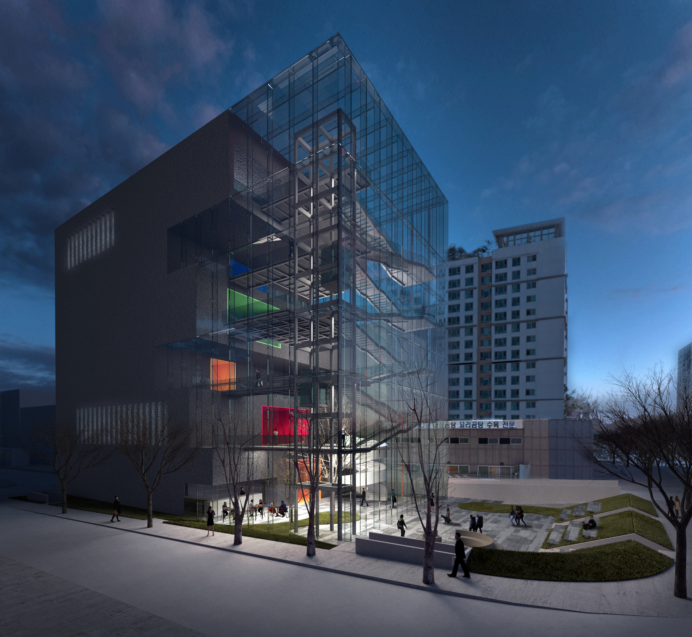 Yeonsu-gu Youth Center by DELISABATINI architetti - Architizer