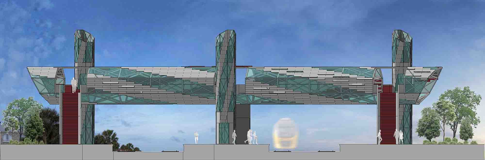 Network Rail Footbridge Design Ideas Competition by Mackay + Partners ...