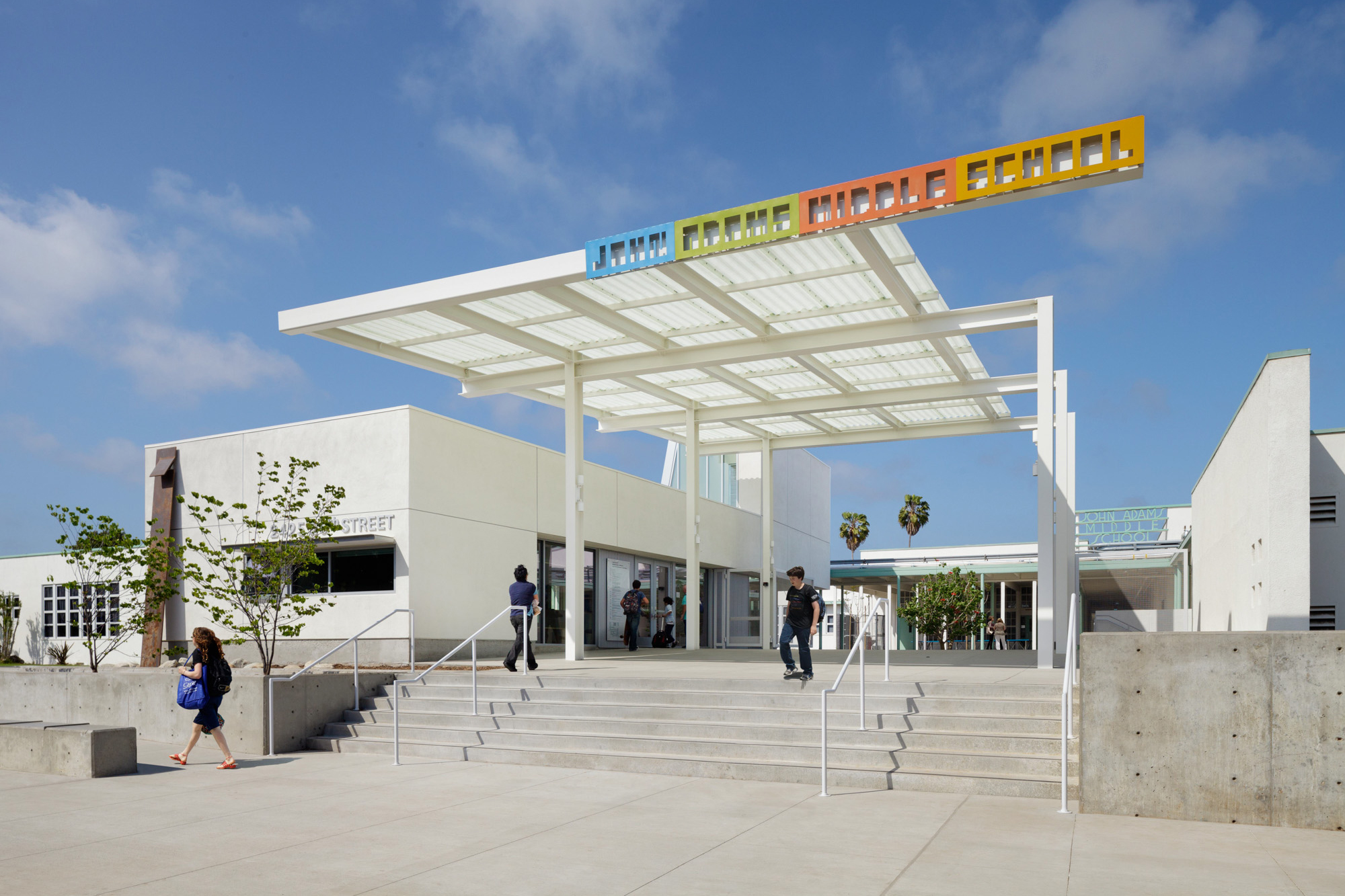 John Adams Middle School by Koning Eizenberg Architecture - Architizer