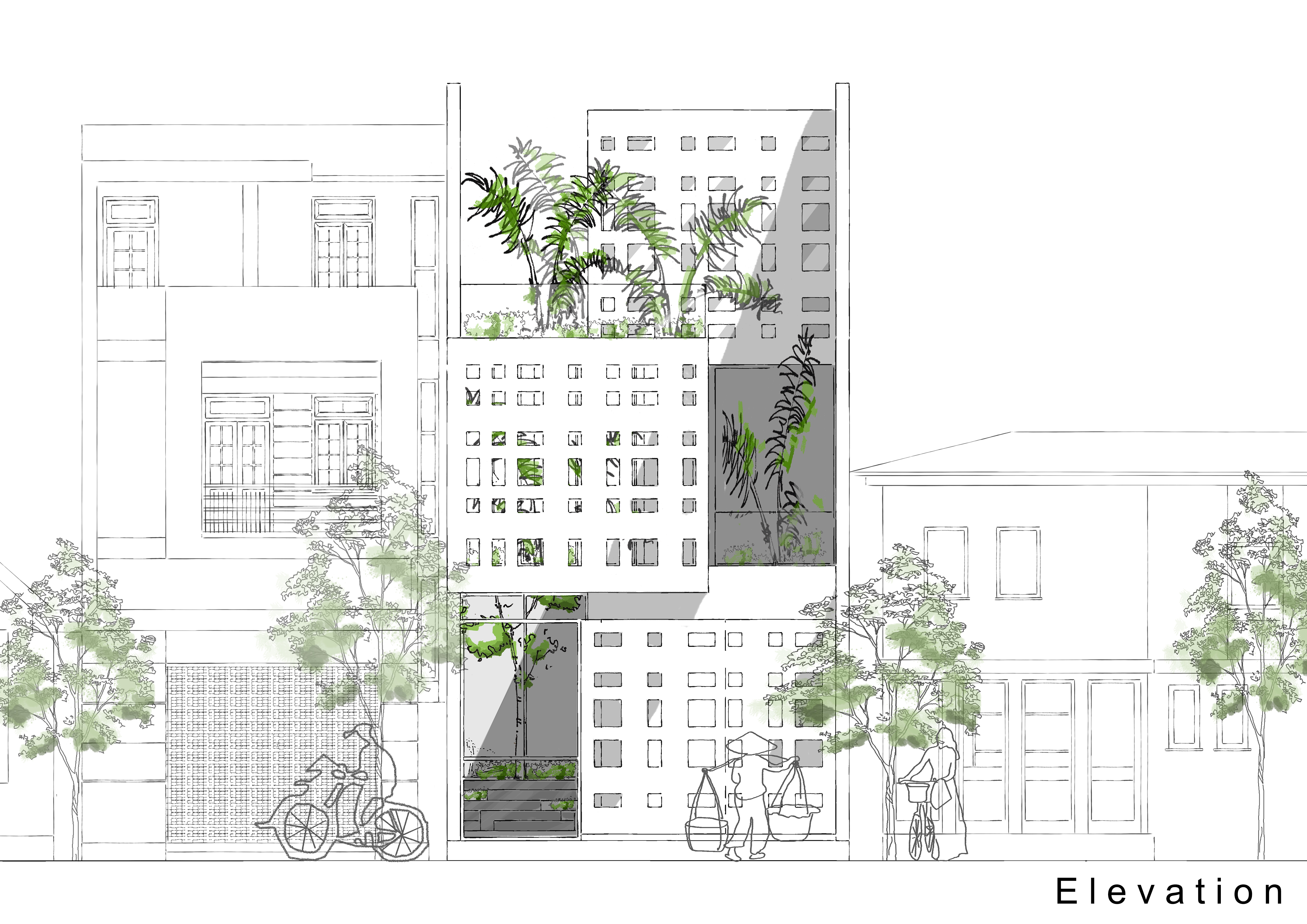 Natural breeze & lighting symphony by mw archstudio - Architizer