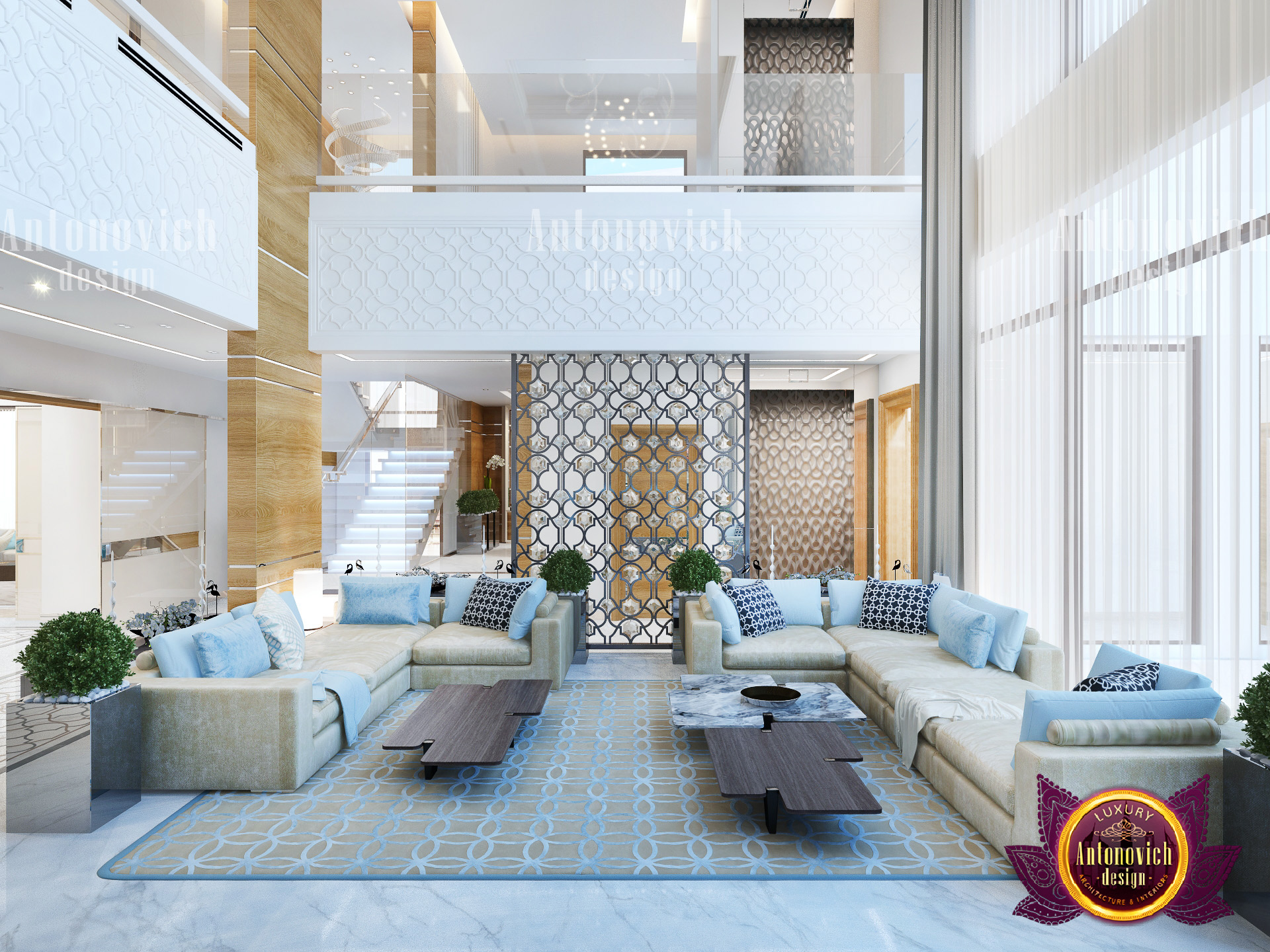 Office Pantry and Dining Area with Luxurious Interior by LUXURY ...