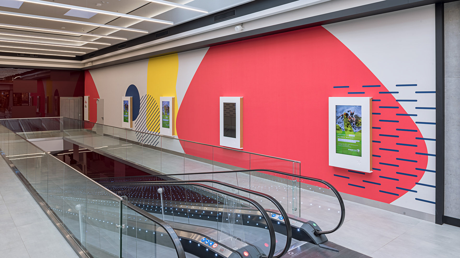 WAYFINDING SYSTEM in shopping mall - Gemini Park Tychy by blank studio ...