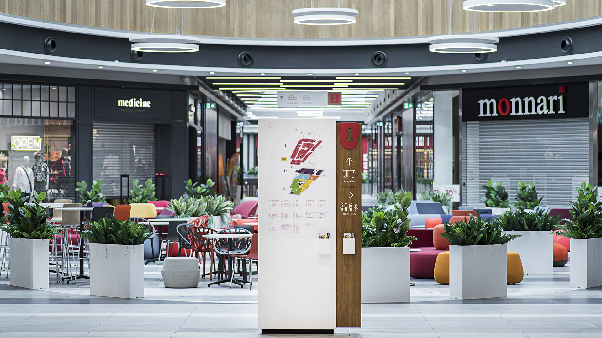 WAYFINDING SYSTEM in shopping mall - Gemini Park Tychy by blank studio ...