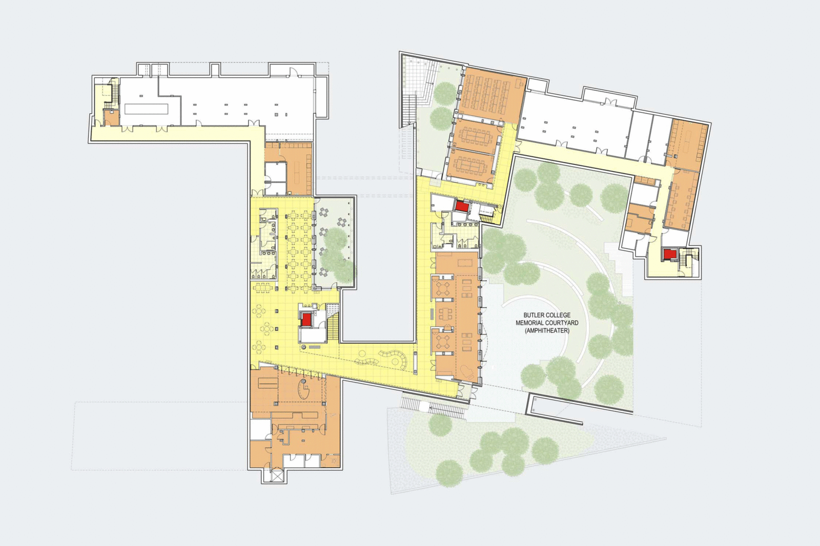 Butler College Dormitories, Princeton University by Pei Cobb Freed ...