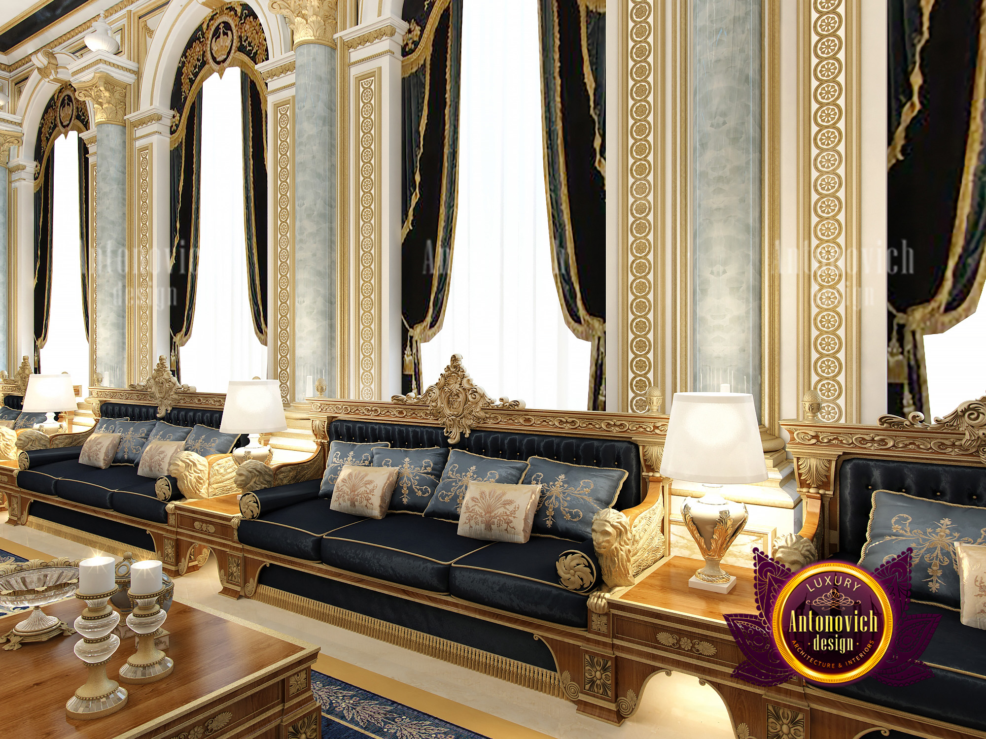 Incredibly Stunning Majlis Interior by LUXURY ANTONOVICH DESIGN ...