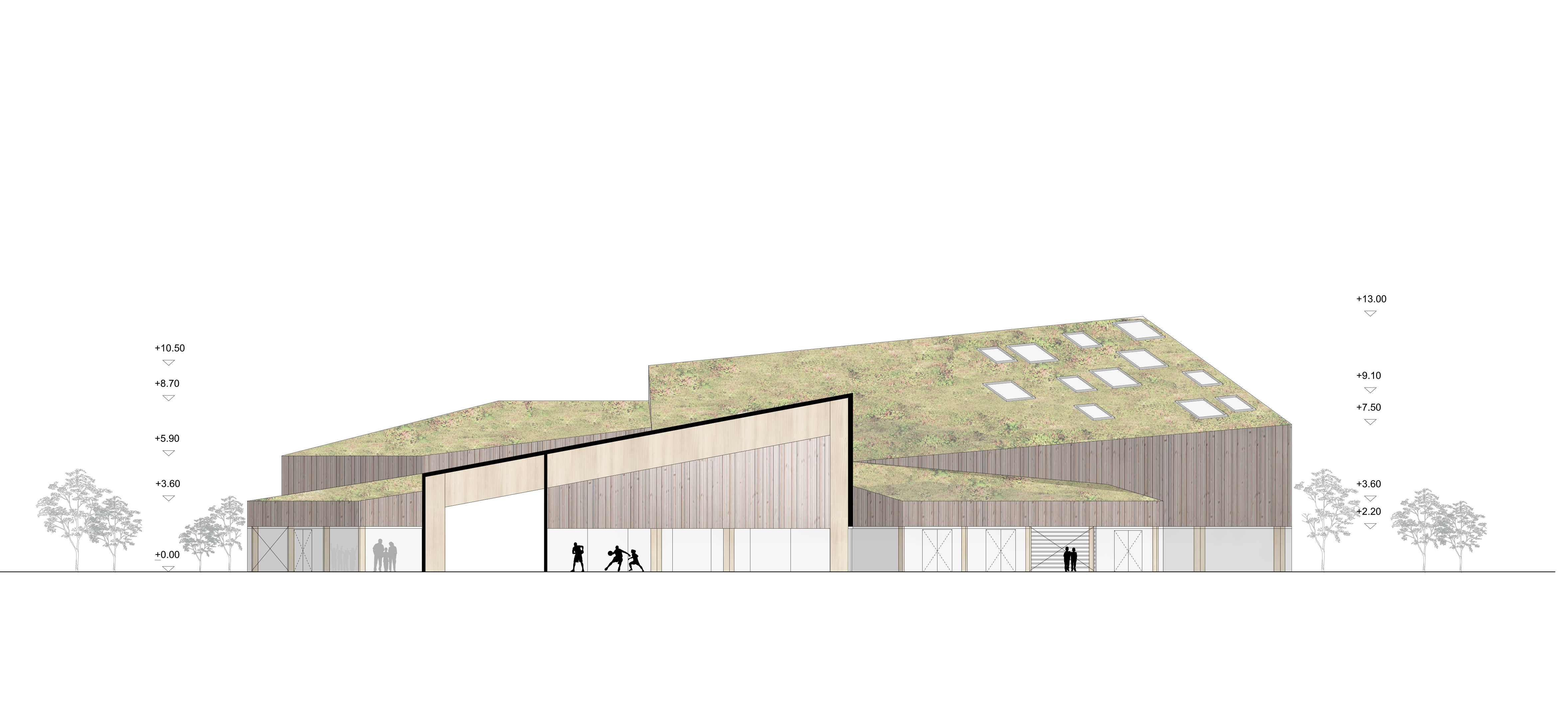 Multi-purpose Sports Hall by NORD Architects - Architizer