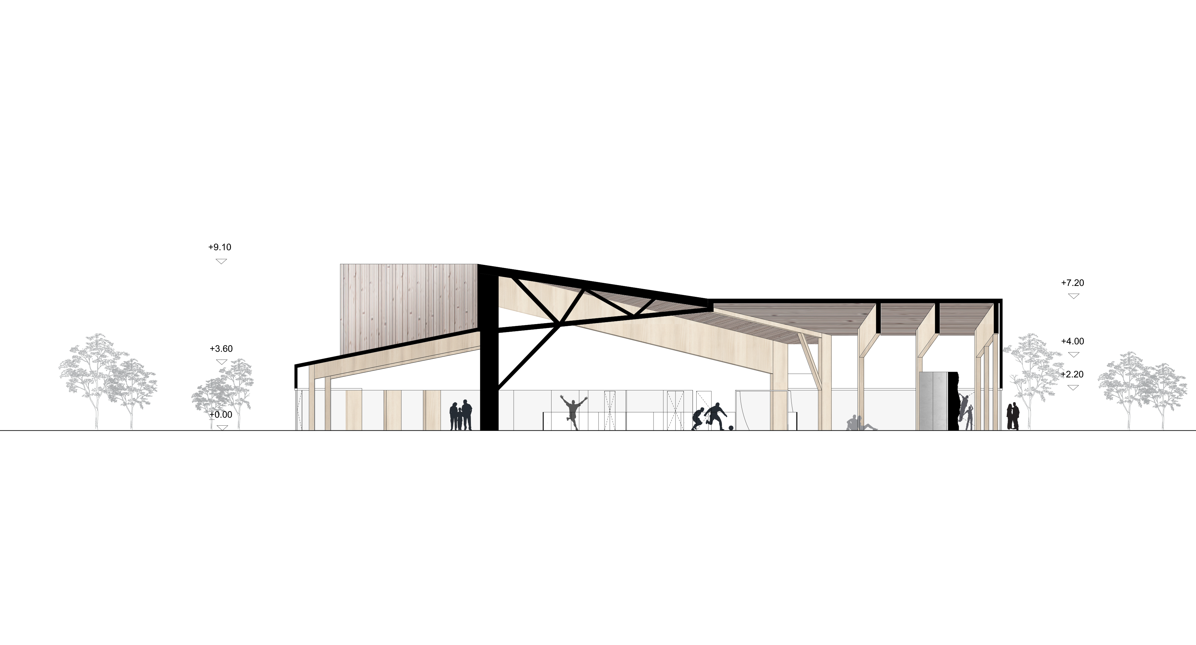 Multi-purpose Sports Hall by NORD Architects - Architizer