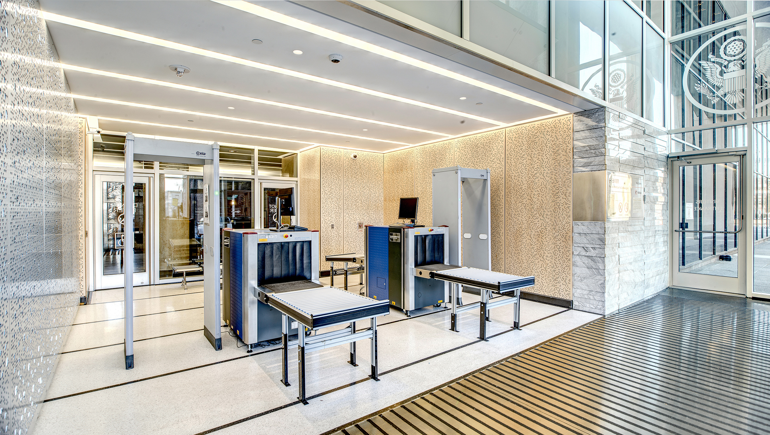 Peter W. Rodino Jr. Federal building new vestibule by DCM-AE - Architizer