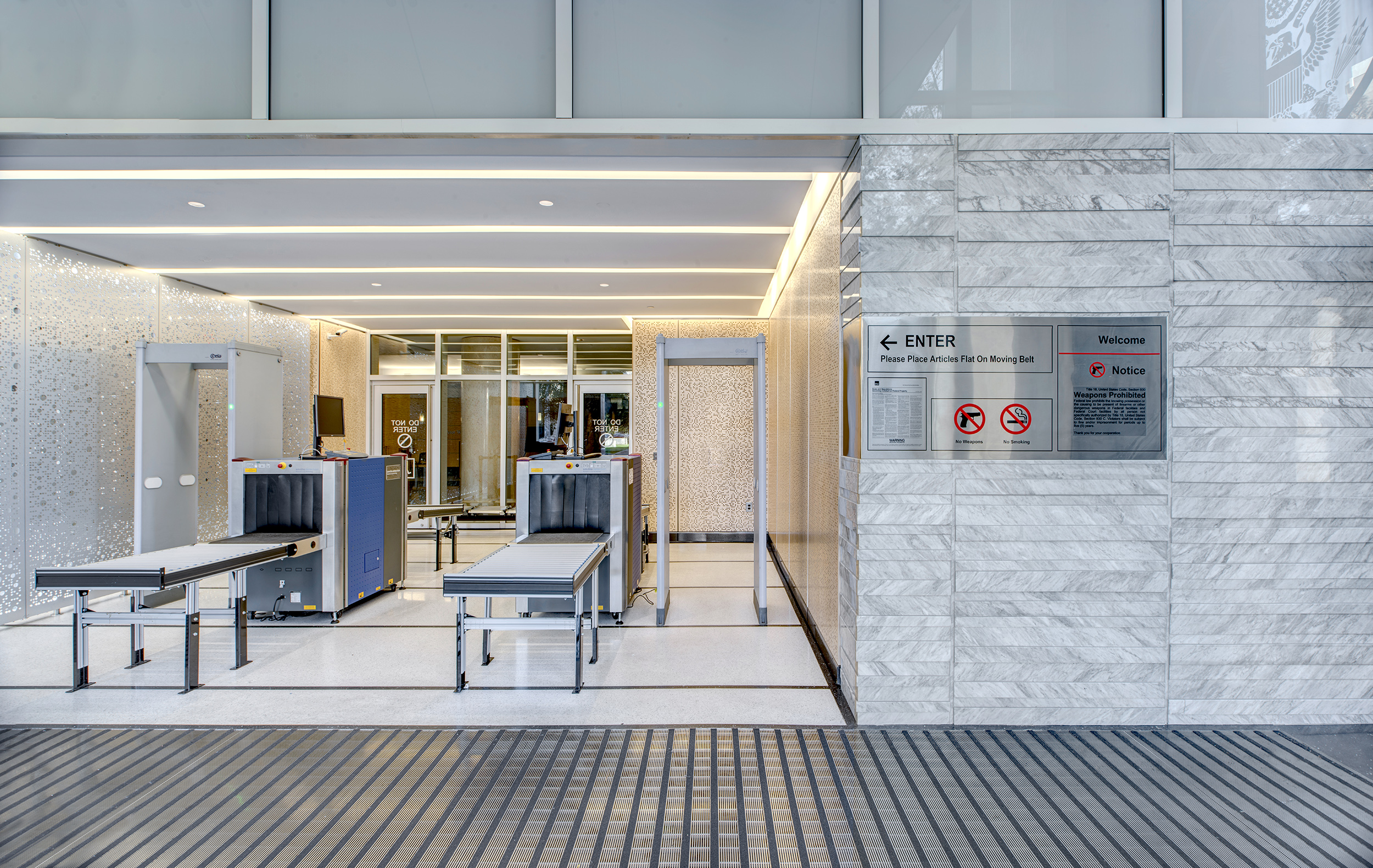 Peter W. Rodino Jr. Federal building new vestibule by DCM-AE - Architizer