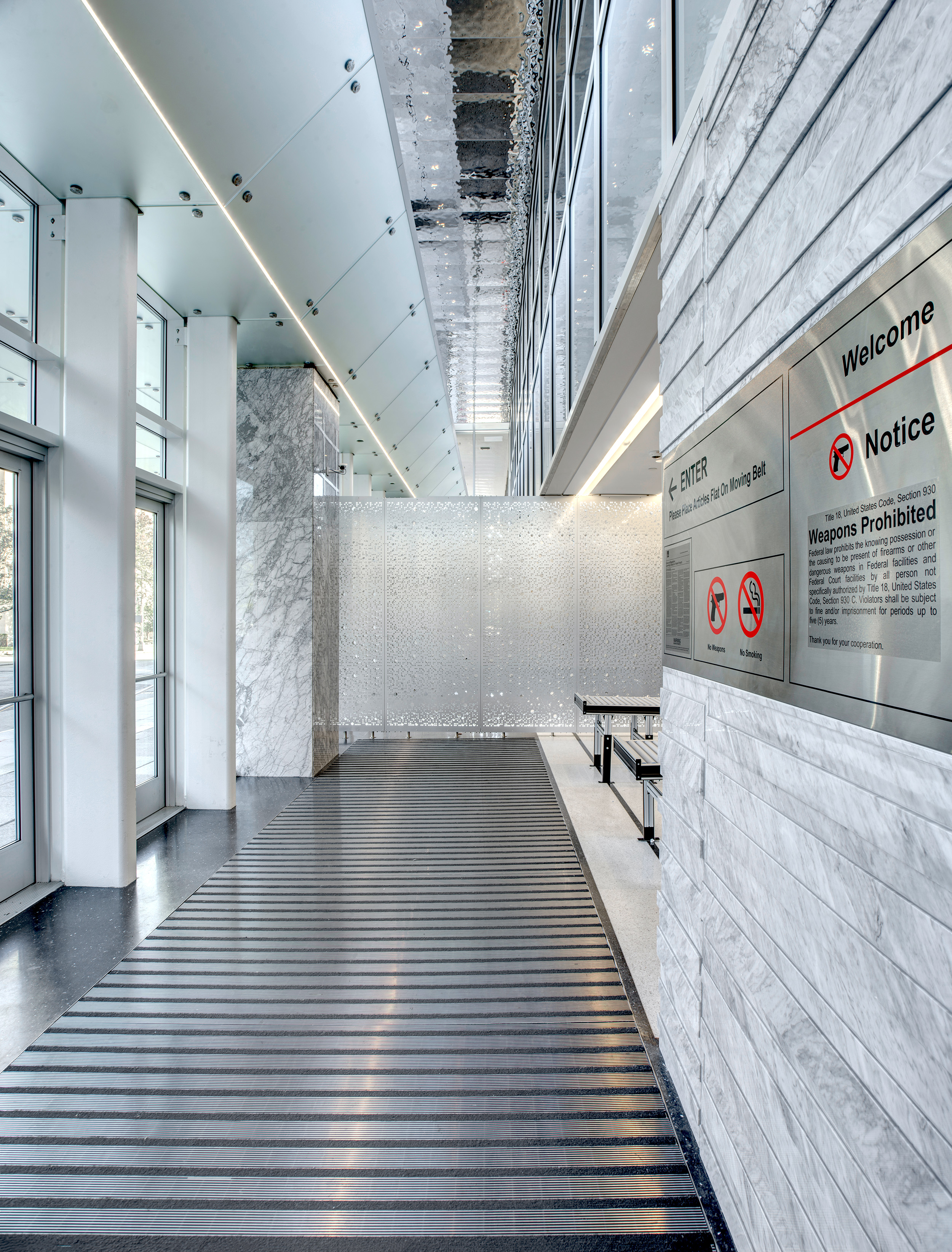 Peter W. Rodino Jr. Federal building new vestibule by DCM-AE - Architizer
