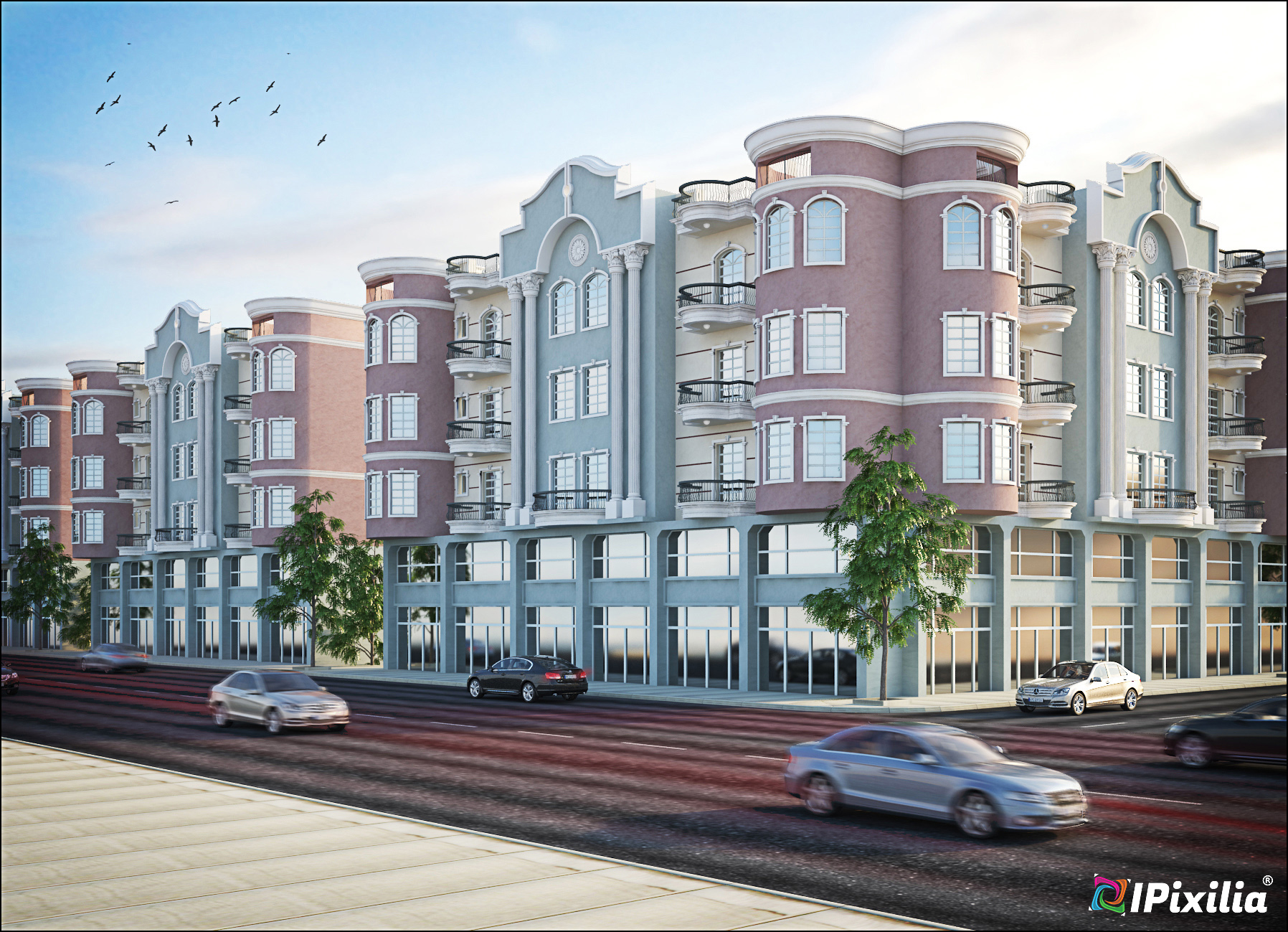 Residential compound visualization by IPixilia - Architizer