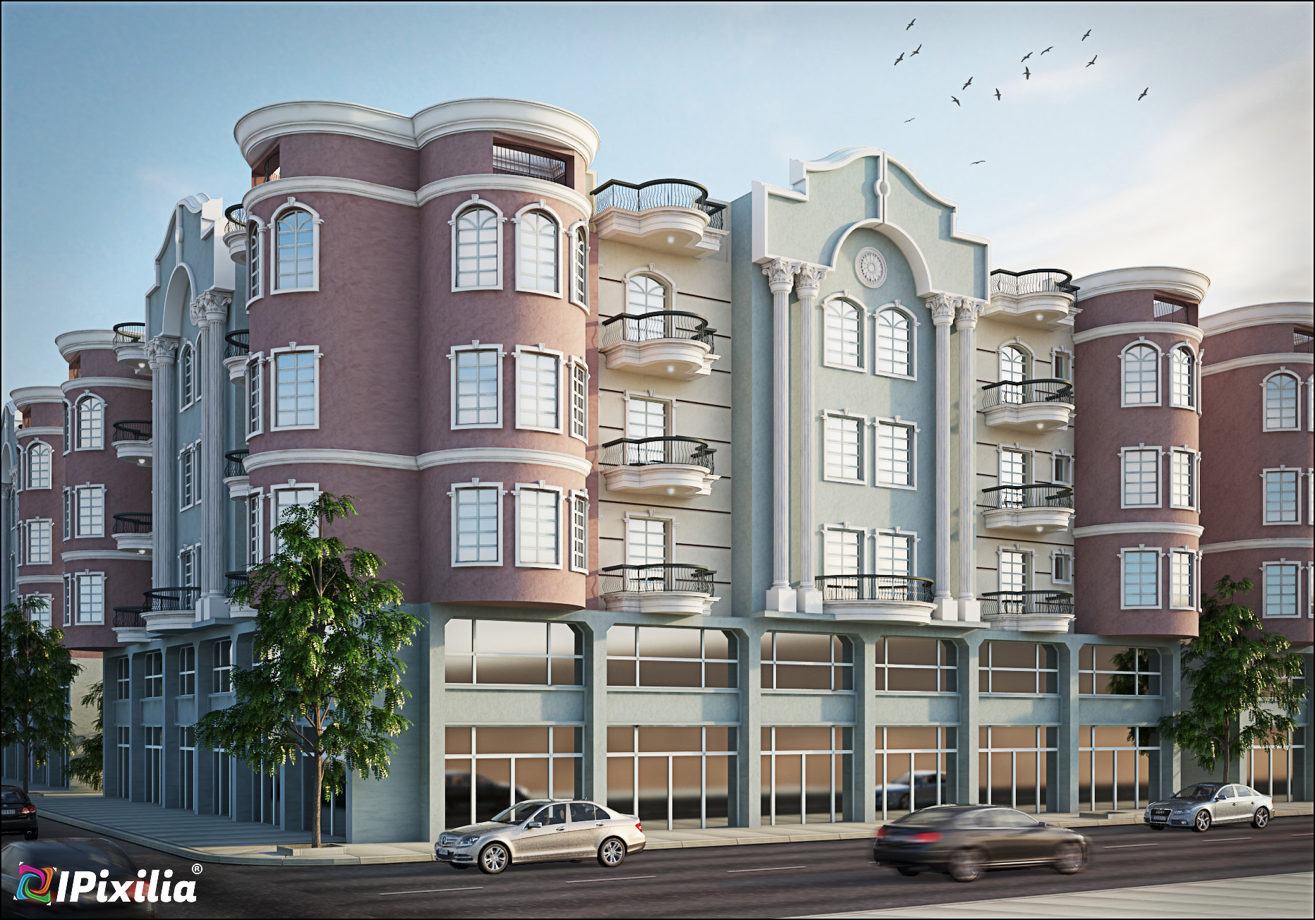 Residential compound visualization by IPixilia - Architizer