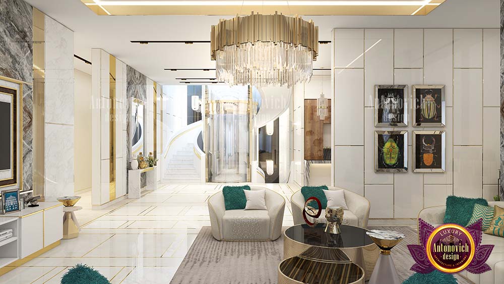 Excellent Green and Gold Interior Design by LUXURY ANTONOVICH DESIGN ...