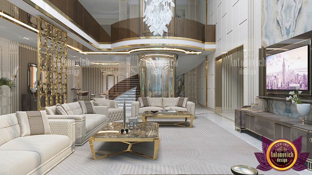 Extravagant Huge Luxury Lounge Room by LUXURY ANTONOVICH DESIGN ...