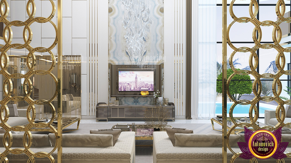 Extravagant Huge Luxury Lounge Room by LUXURY ANTONOVICH DESIGN ...