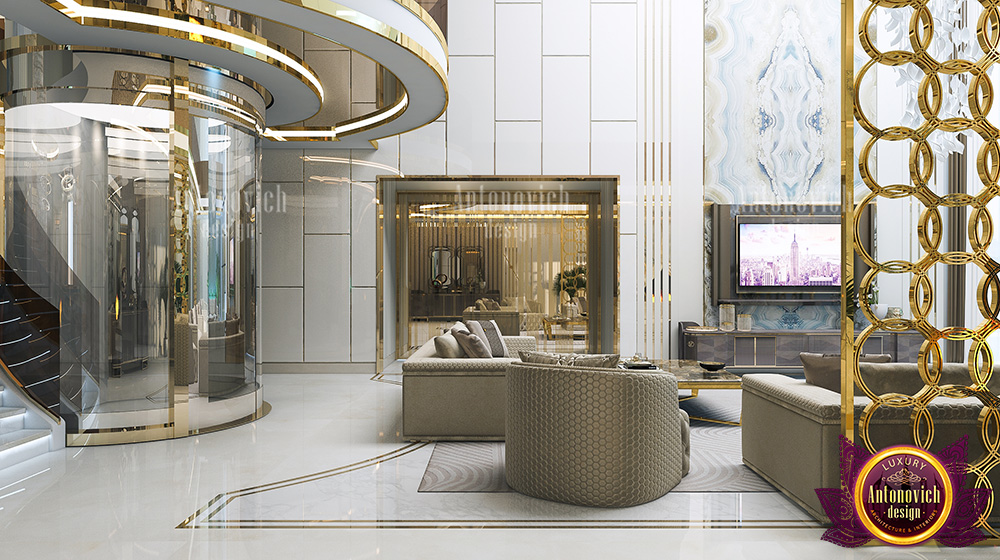 Extravagant Huge Luxury Lounge Room by LUXURY ANTONOVICH DESIGN ...