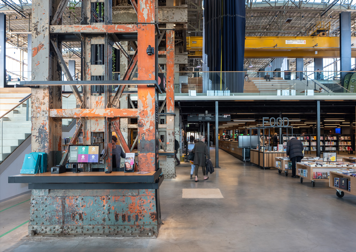 LocHal Library Interior Design by Mecanoo by Mecanoo - Architizer