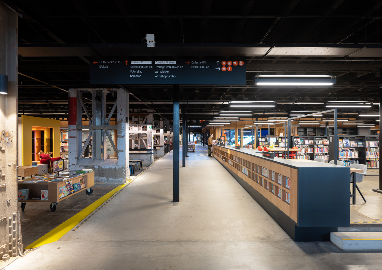 LocHal Library Interior Design by Mecanoo by Mecanoo - Architizer