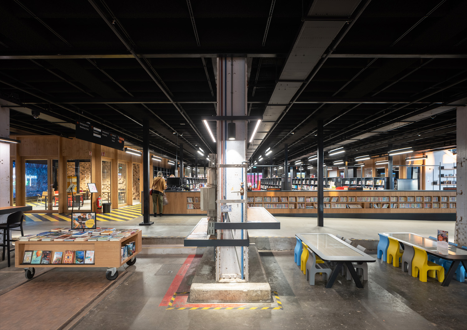 LocHal Library Interior Design by Mecanoo by Mecanoo - Architizer
