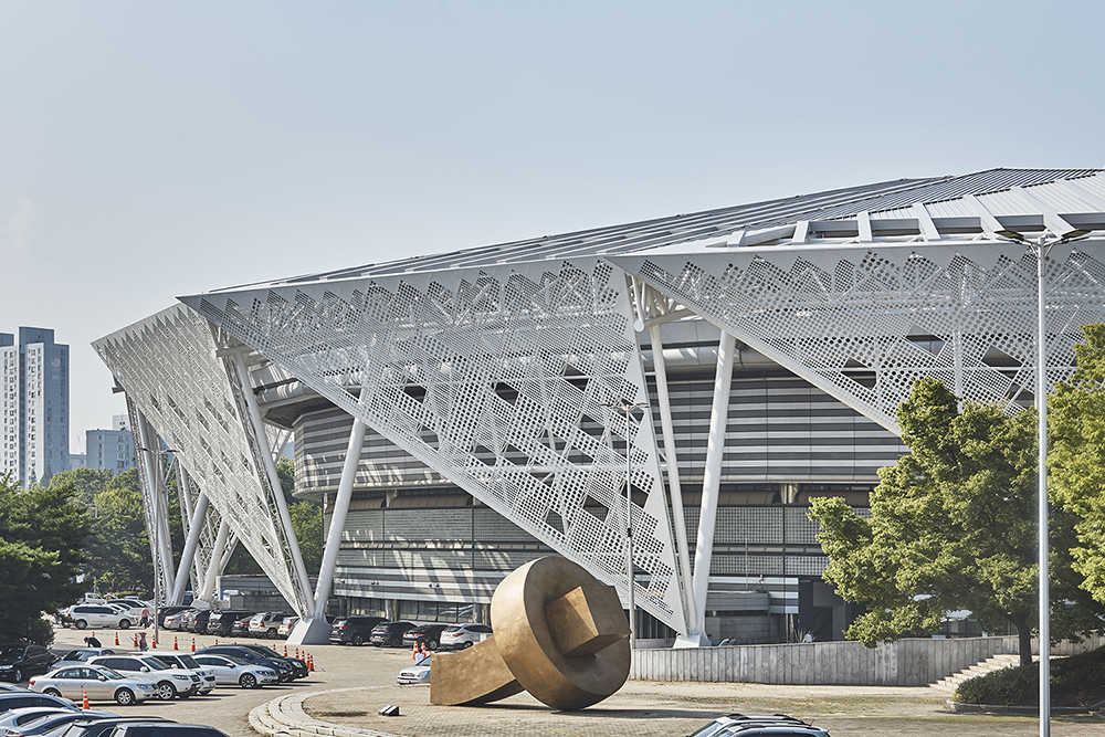 KSPO Dome (Olympic Gymnastic Arena Renovation) by HAEAHN Architecture ...