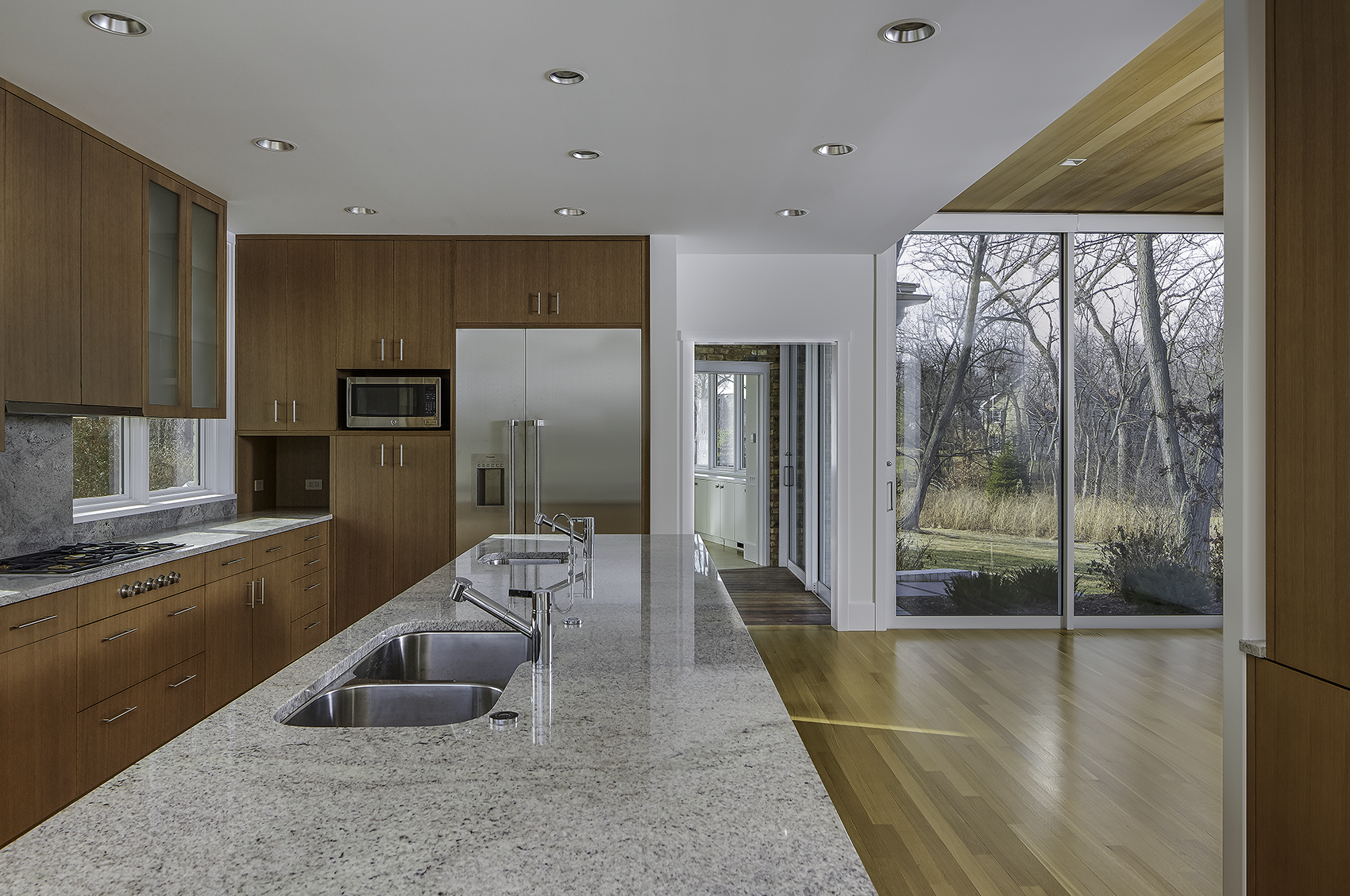 Contemporary Burr Ridge Home by Mark Eric Benner - Architects, Ltd ...