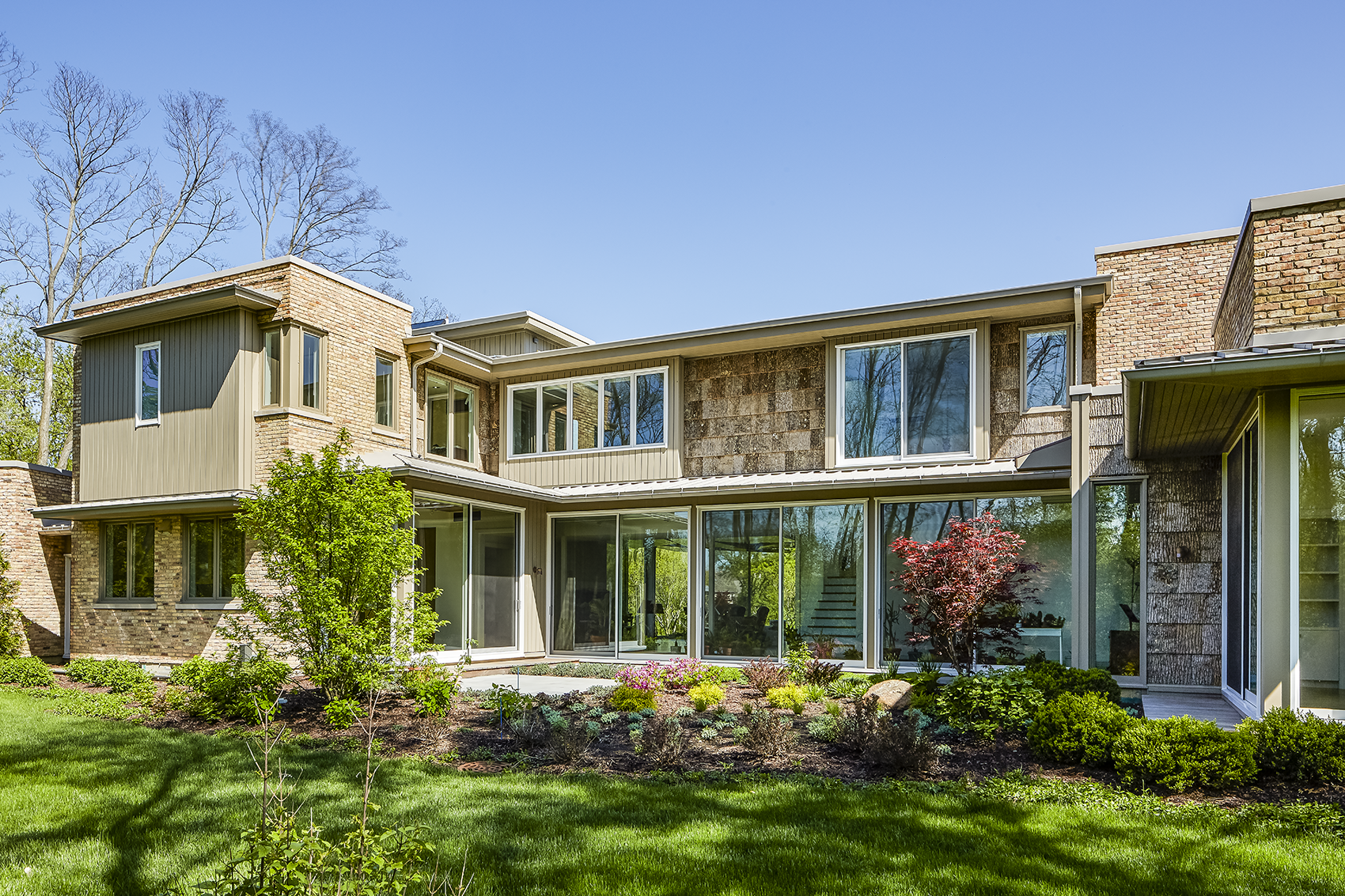 Contemporary Burr Ridge Home by Mark Eric Benner - Architects, Ltd ...