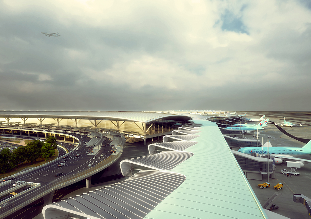 Incheon International Airport Terminal 2 Extension by HAEAHN ...