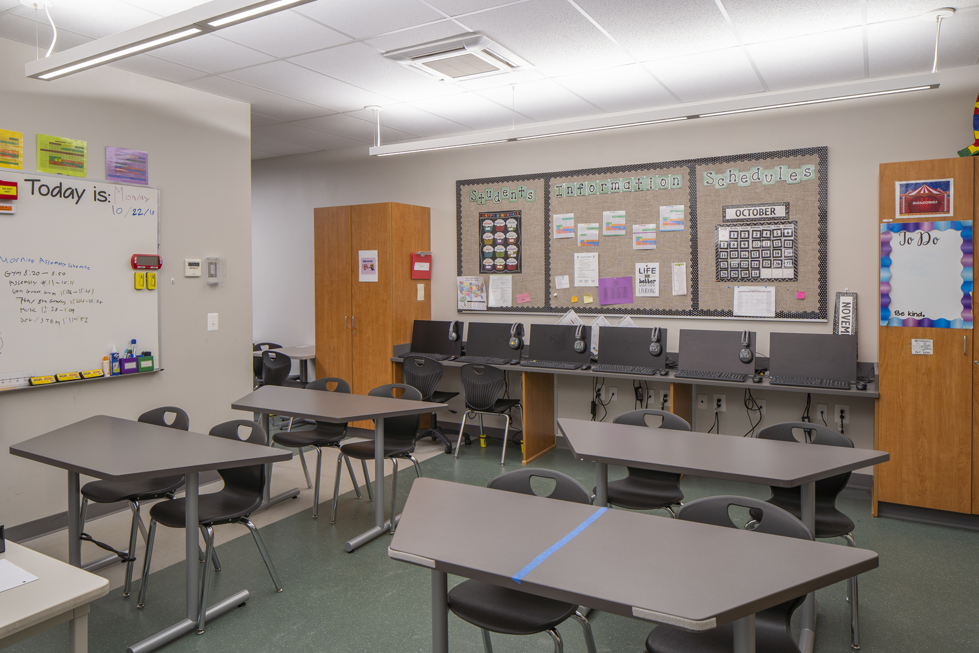 David E Owens Middle School - IBC Classroom Conversion by Solutions ...